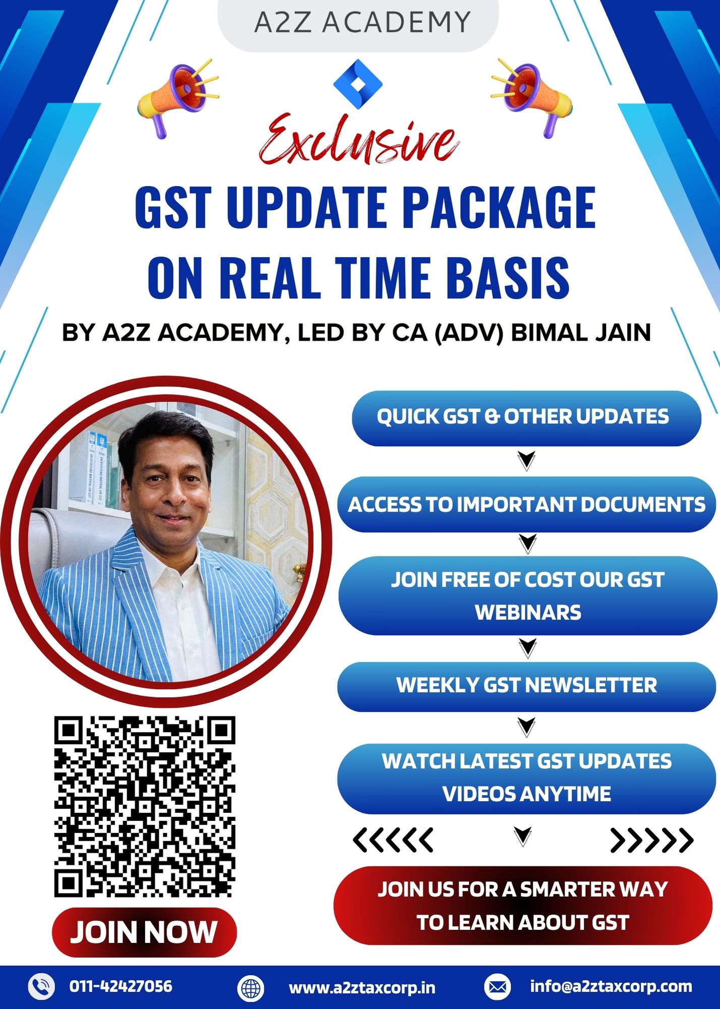 🚀 Exclusive GST Update Package on Real time basis, by A2Z Academy, led ...